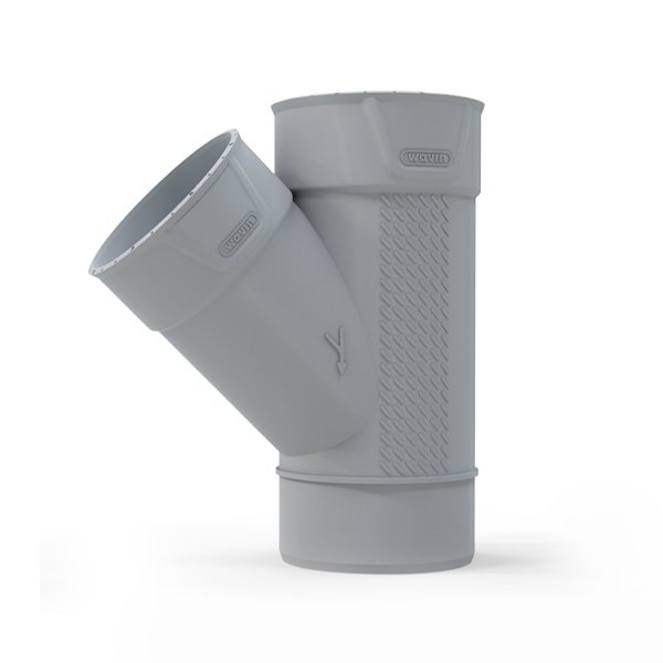 PVC+ SWR Branch Y45° GY 75 SJ | Wavin